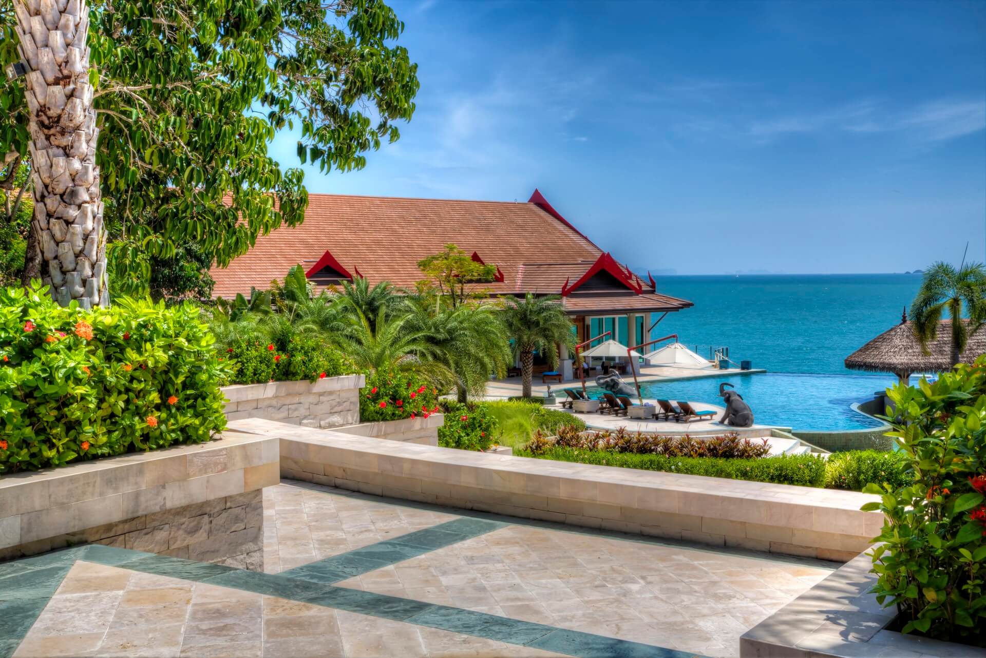 Ocean View Villa Pool deck and View of the Sea Side Villa » JAND Events